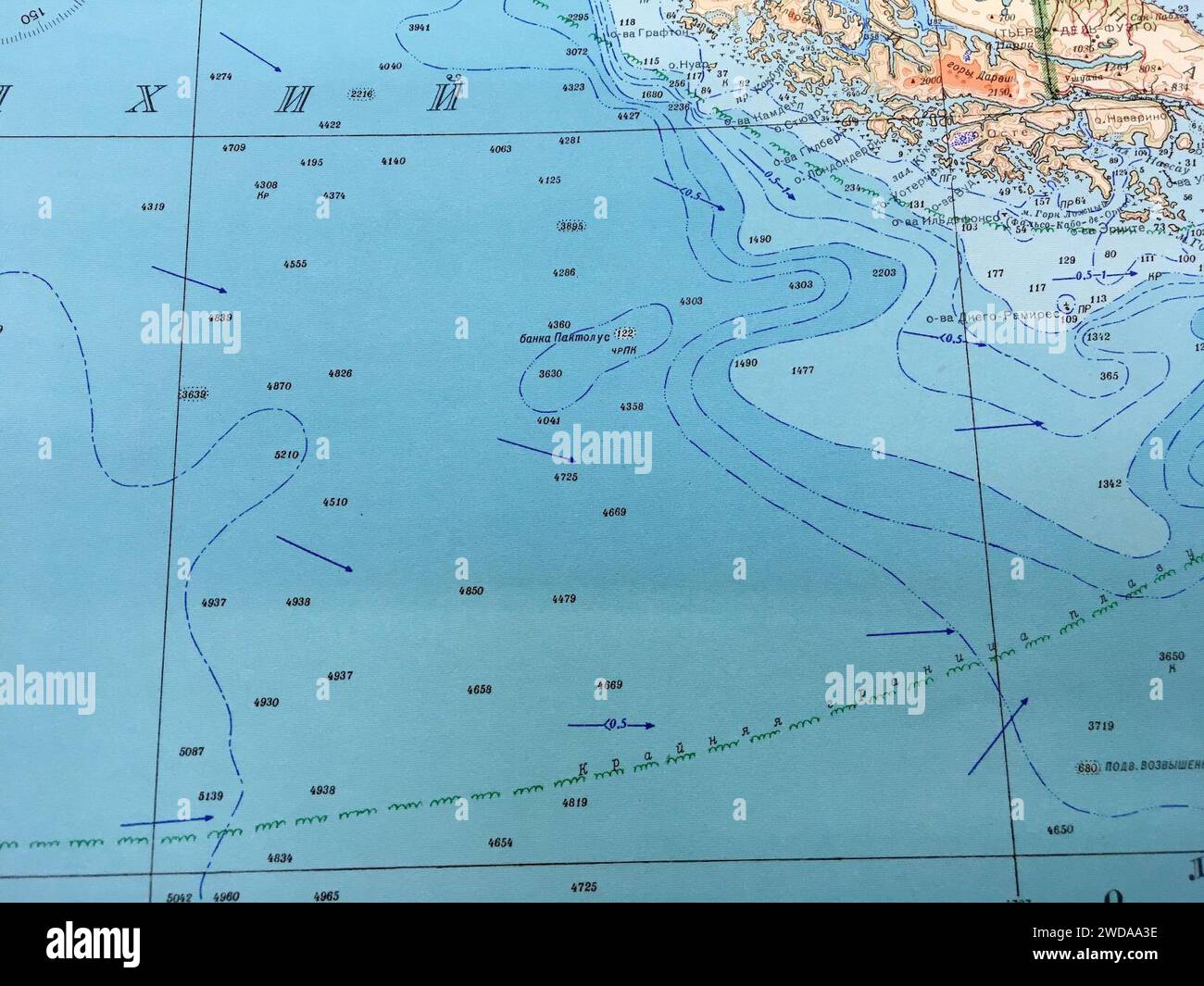 Drake passage map hi-res stock photography and images - Alamy