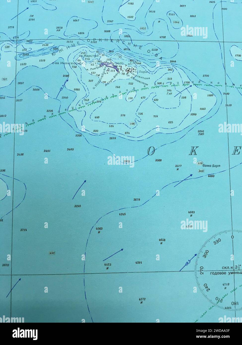 1950 Map 82 (Drake Passage) 30 Stock Photo - Alamy