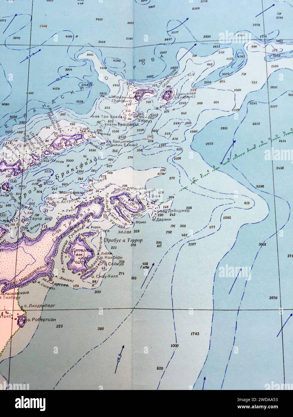 1950 Map 82 (Drake Passage) 31 Stock Photo - Alamy
