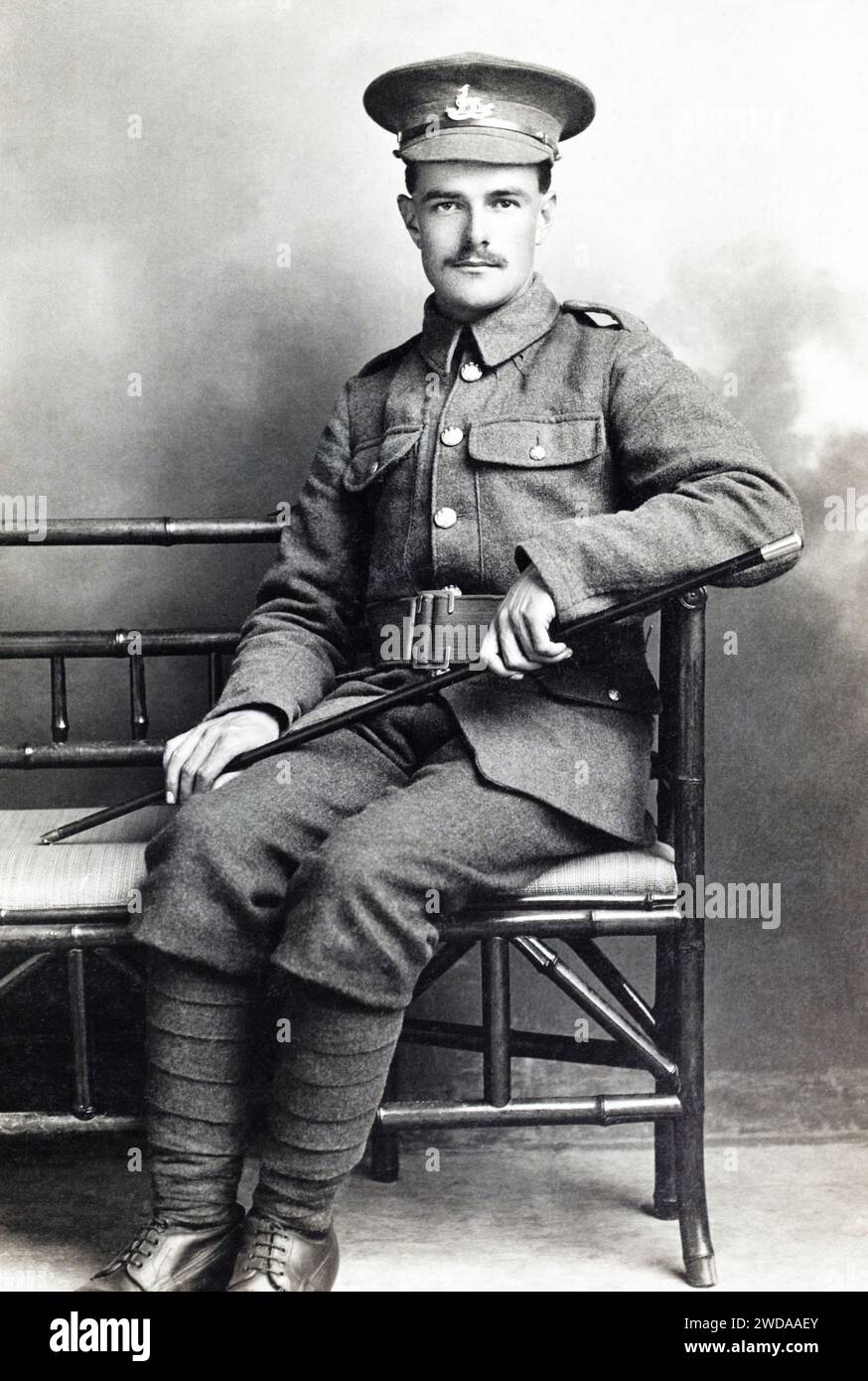 A private of the Royal Warwickshire Regiment during the First World War Stock Photo - Alamy