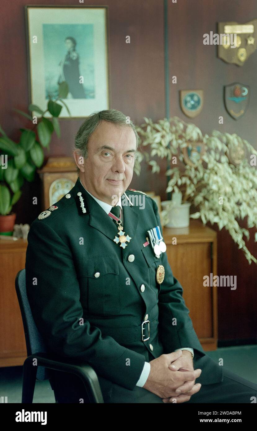 Sir John Charles Hoddinott CBE QPE (1944 - 2001) former Chiel Constable ...