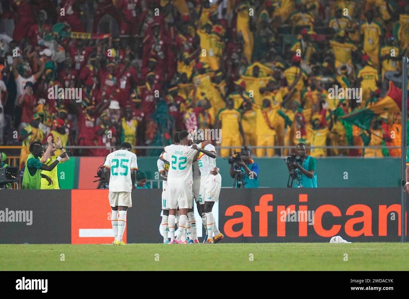 1 19, 2024. LIVE images from Group C African Cup of Nation 2023 game ...