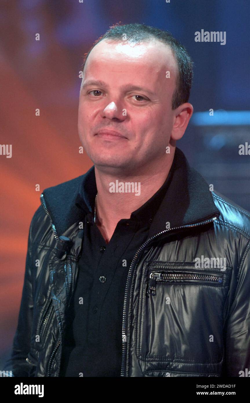 Milan Italy 2008-01-05: Gigi D’Alessio,Italian singer, live concert ...