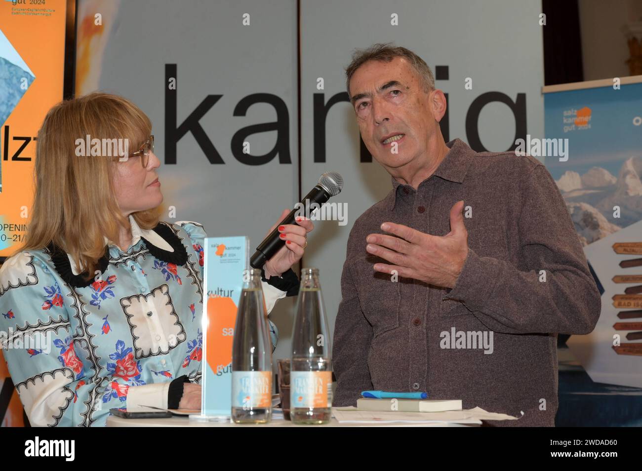 Pressekonferenz zur Eröffnung der Kulturhauptstadt Europas 2024, Bad Ischl, in der Trinkhalle ...