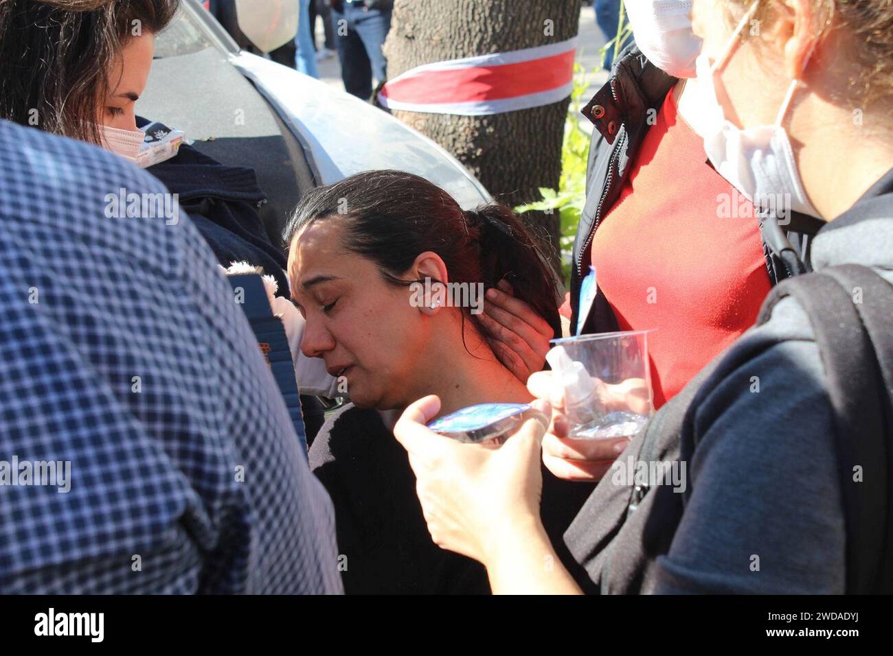 2020 Aegean Sea earthquake - earthquake victims 3 Stock Photo - Alamy