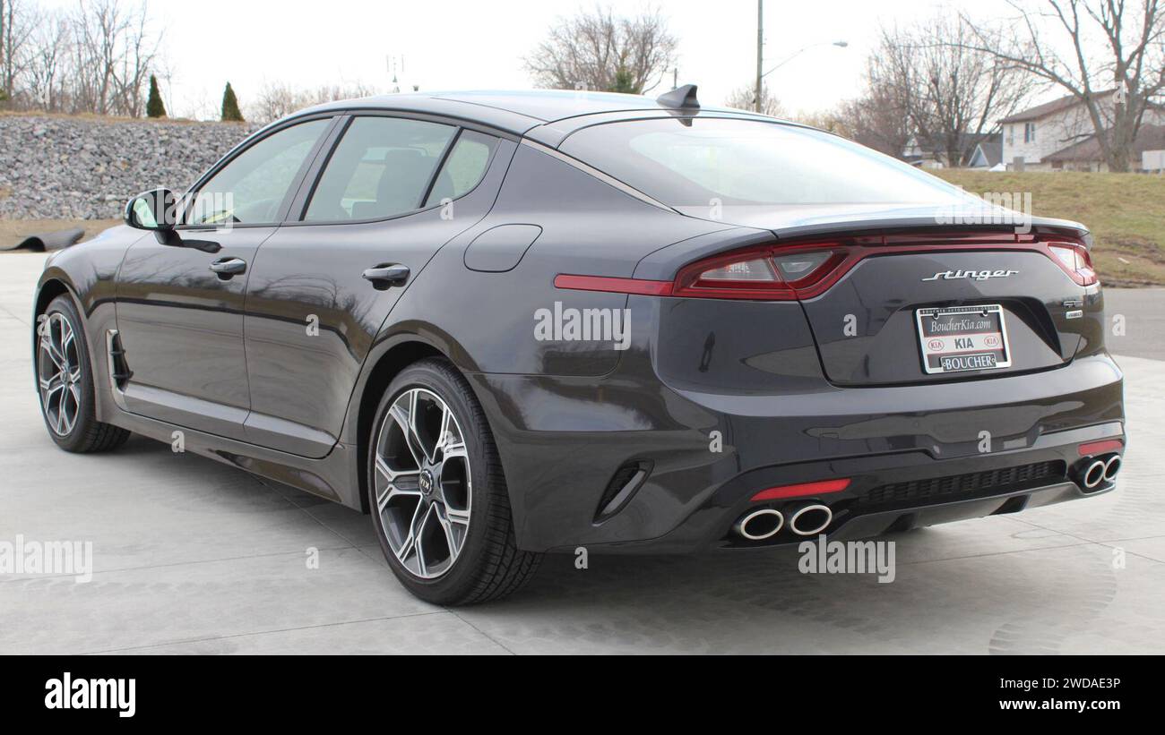 2020 Kia Stinger (United States) rear view NHTSA Stock Photo - Alamy