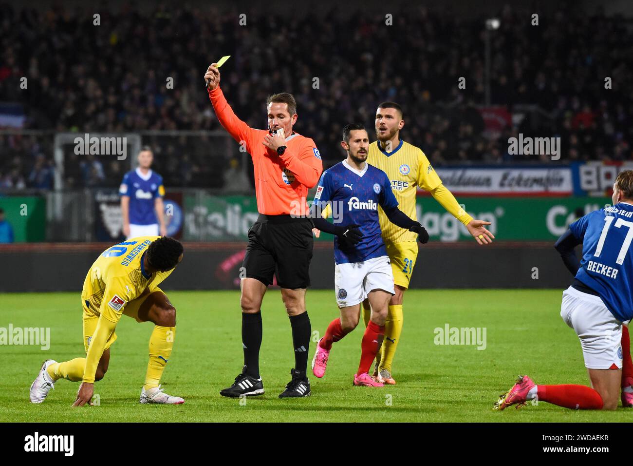 19 January 2024, Schleswig-Holstein, Kiel: Soccer: Bundesliga 2 ...