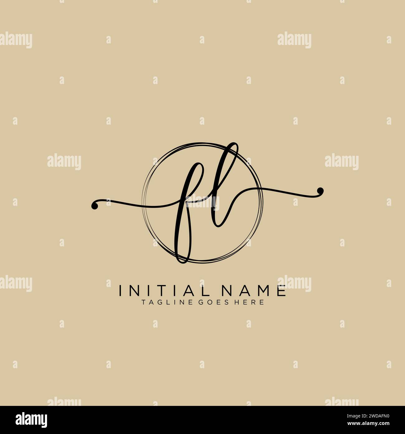 Initial fl hi-res stock photography and images - Alamy