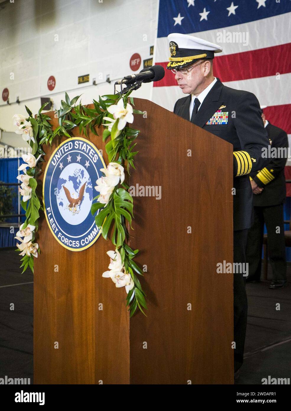 2021 U.S. Fleet Forces Change of Command 211207UD000-1055 Stock Photo ...