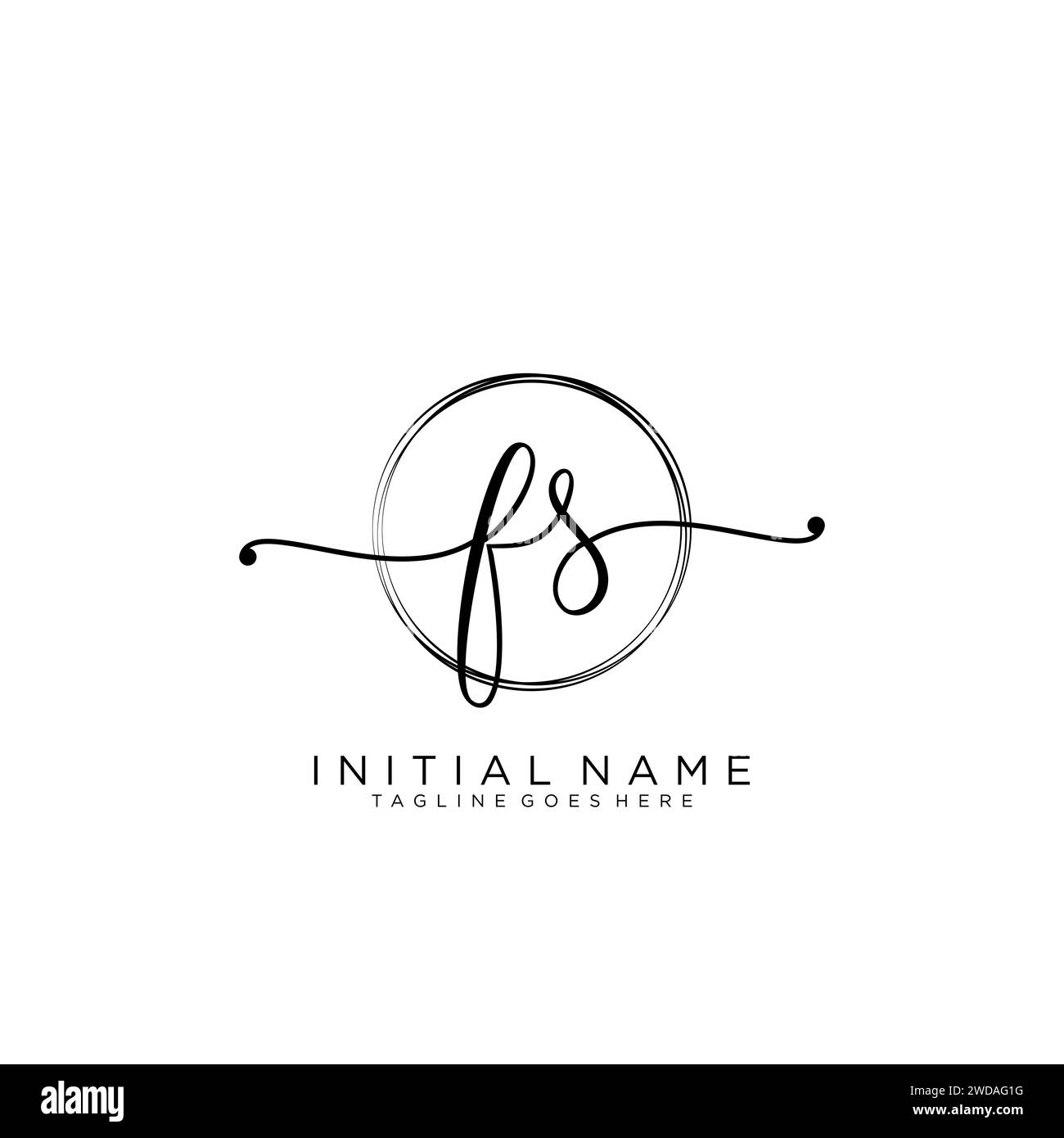 Fs modern logo Black and White Stock Photos & Images - Alamy