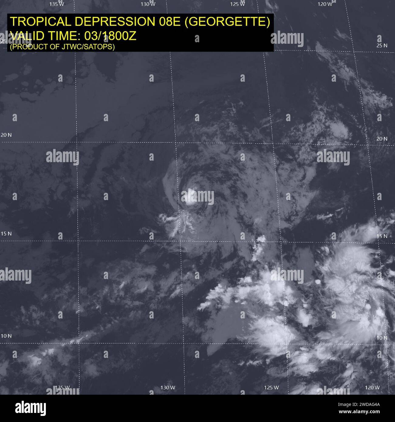 2022 JTWC 08E IR satellite imagery Stock Photo - Alamy