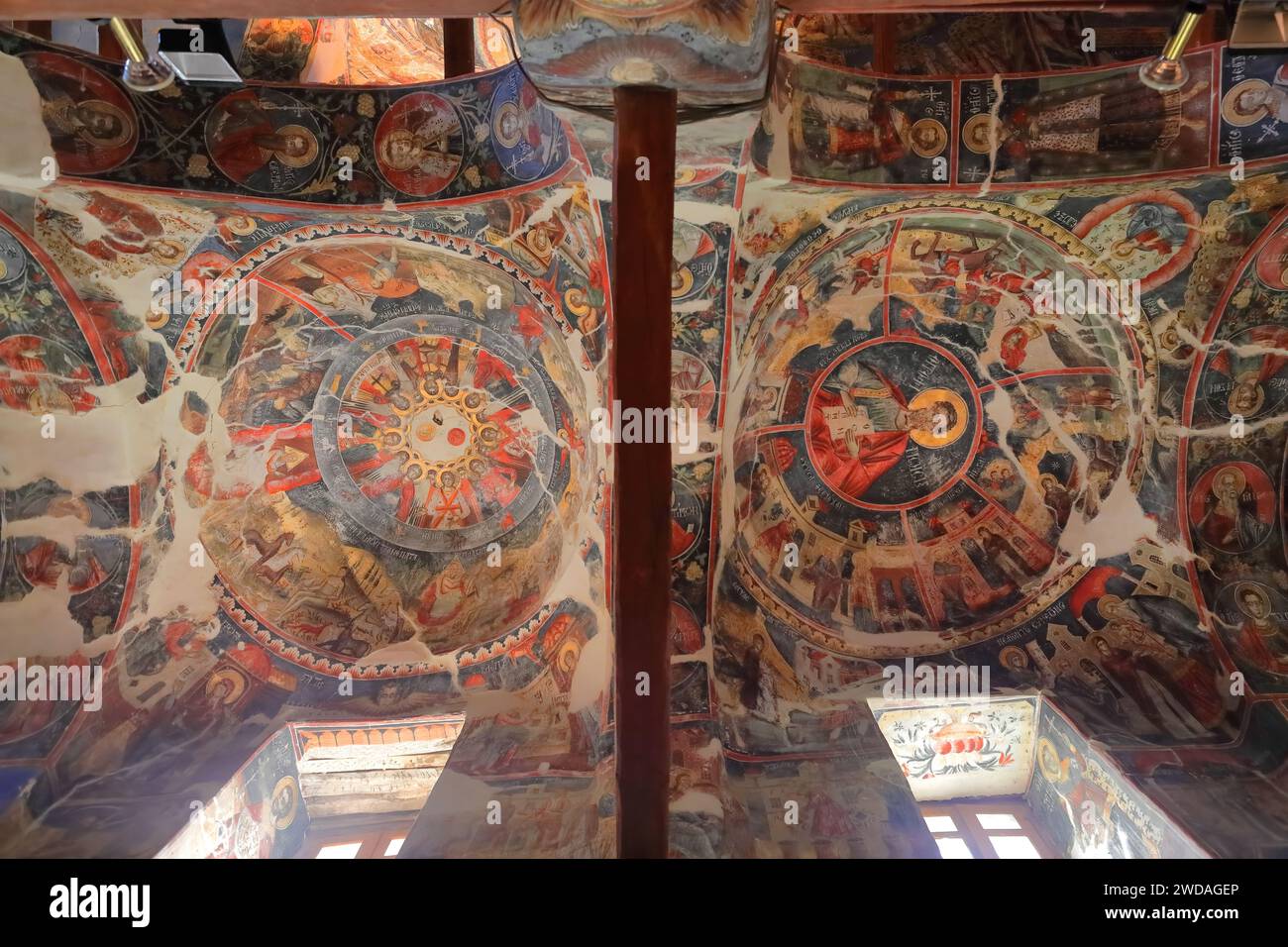 231 Ceiling paintings in Saint Mary's Church of Leusa with its ...