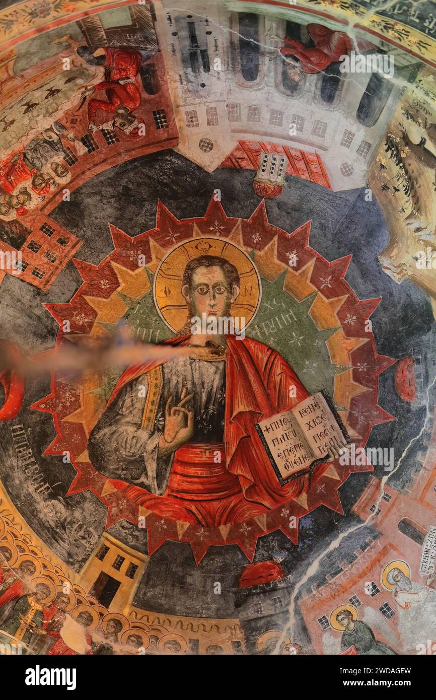 233 Ceiling paintings in Saint Mary's Church of Leusa with its ...