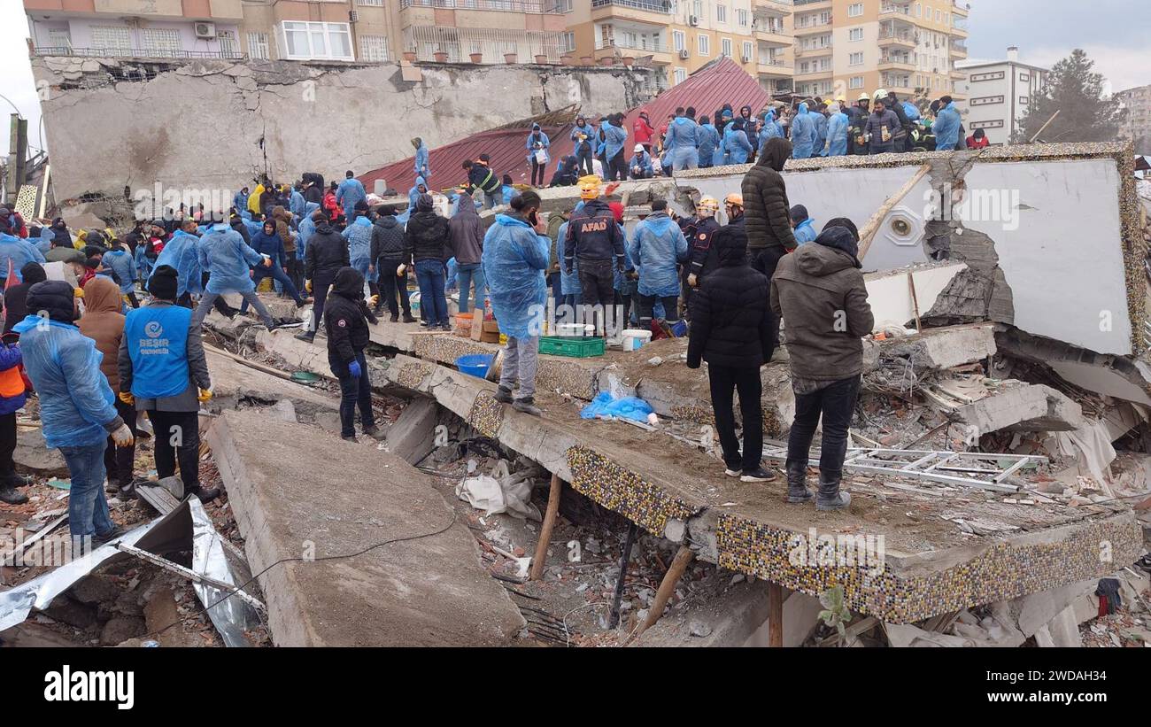 Turkey earthquake damage hi-res stock photography and images - Alamy