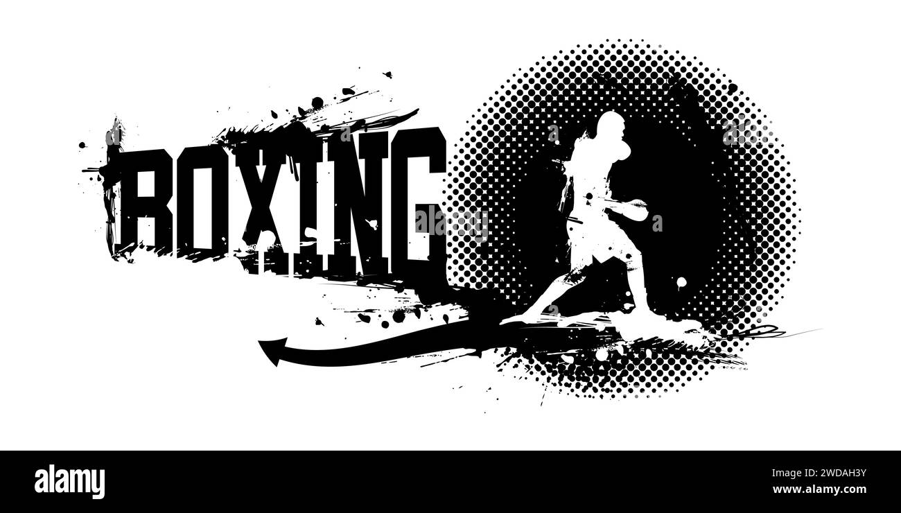 A vector illustration of Boxing Banner Stock Vector Image & Art - Alamy