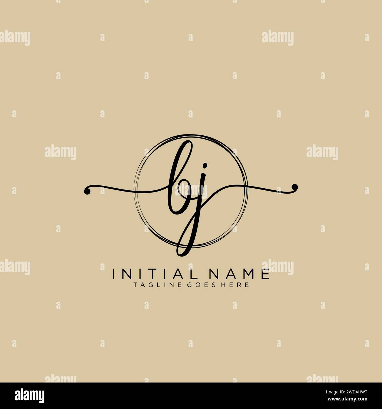 Bj initial hi-res stock photography and images - Alamy