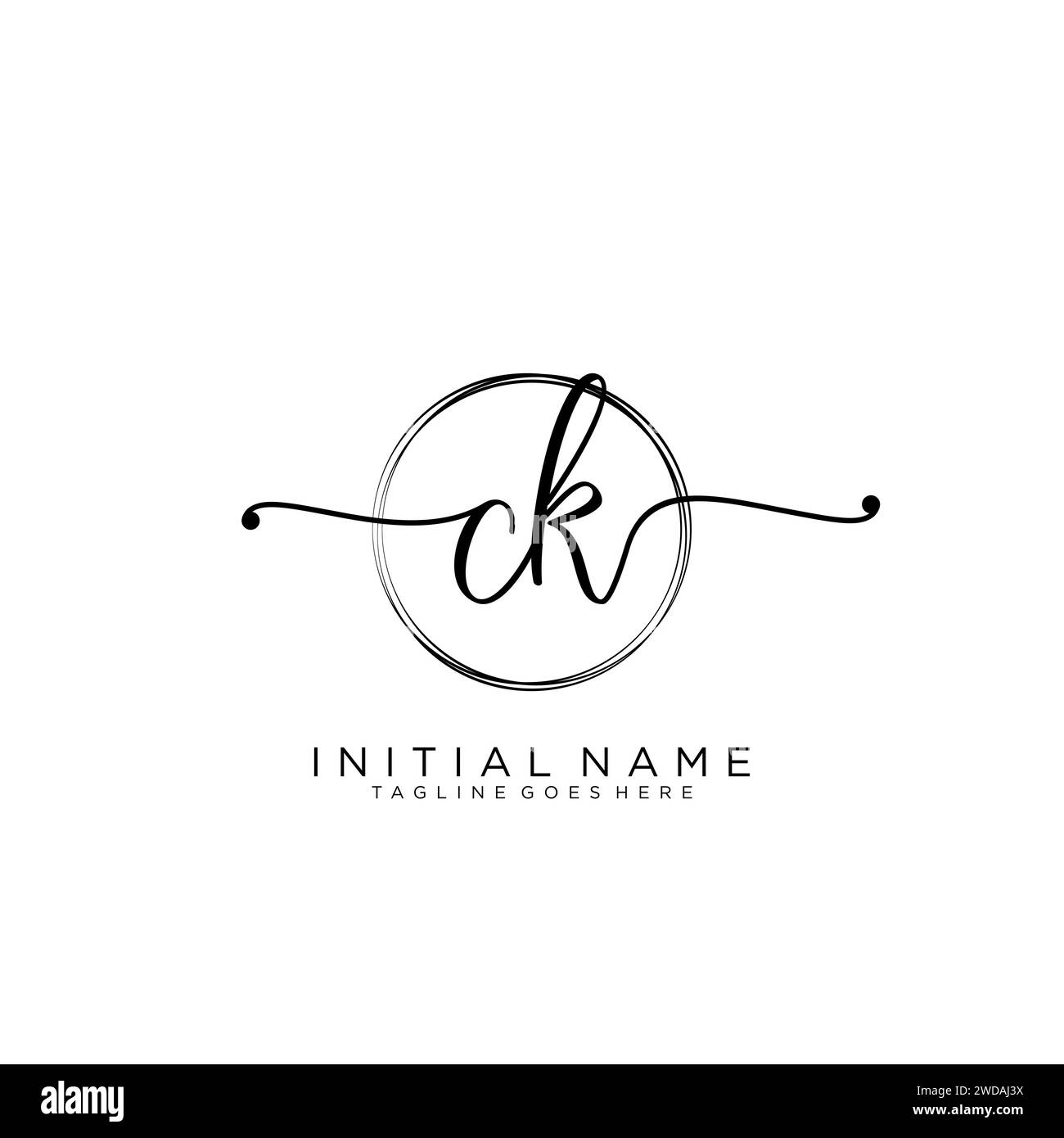 Ck initials logo Cut Out Stock Images & Pictures - Alamy