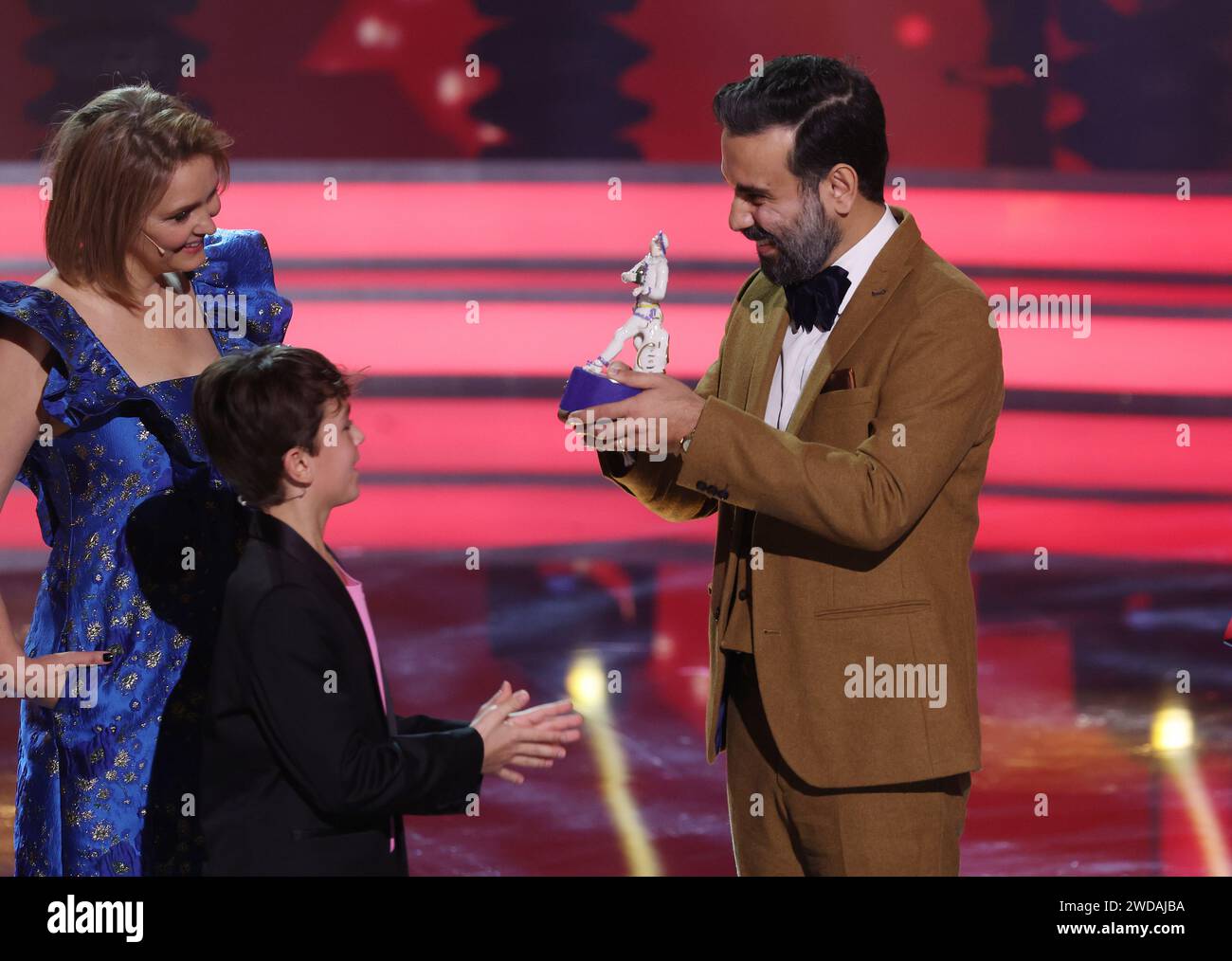 Munich, Germany. 19th Jan, 2024. Bavarian Film Award ceremony: Alireza ...