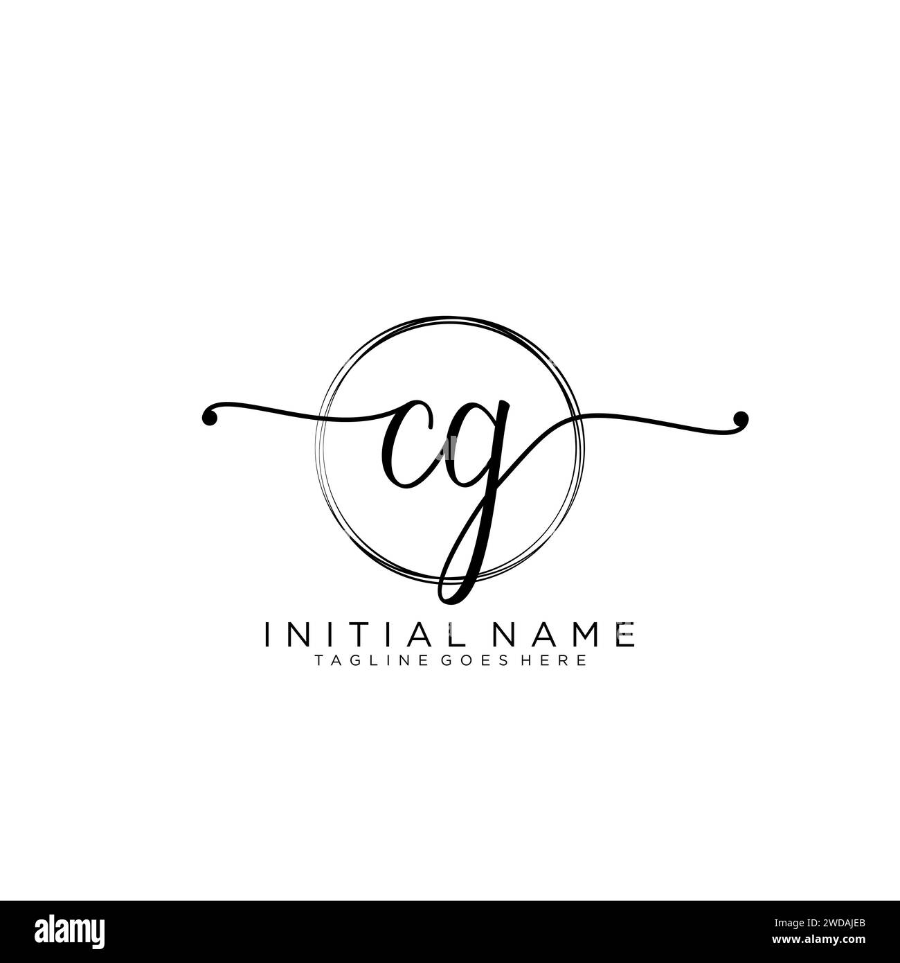 Cg logo handwriting hi-res stock photography and images - Alamy