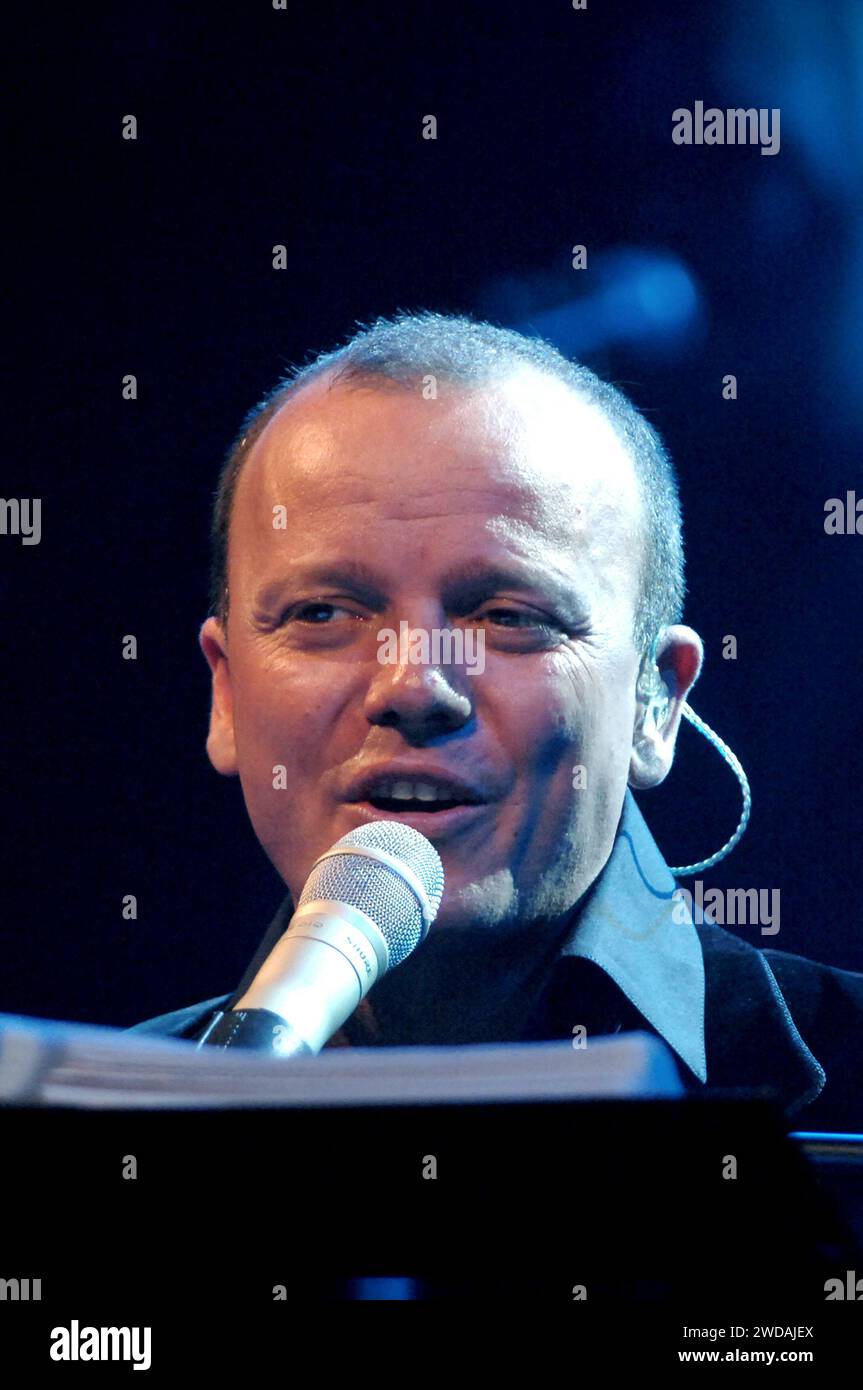 Milan Italy 2008-02-26: Gigi D’Alessio,Italian singer, live concert at ...