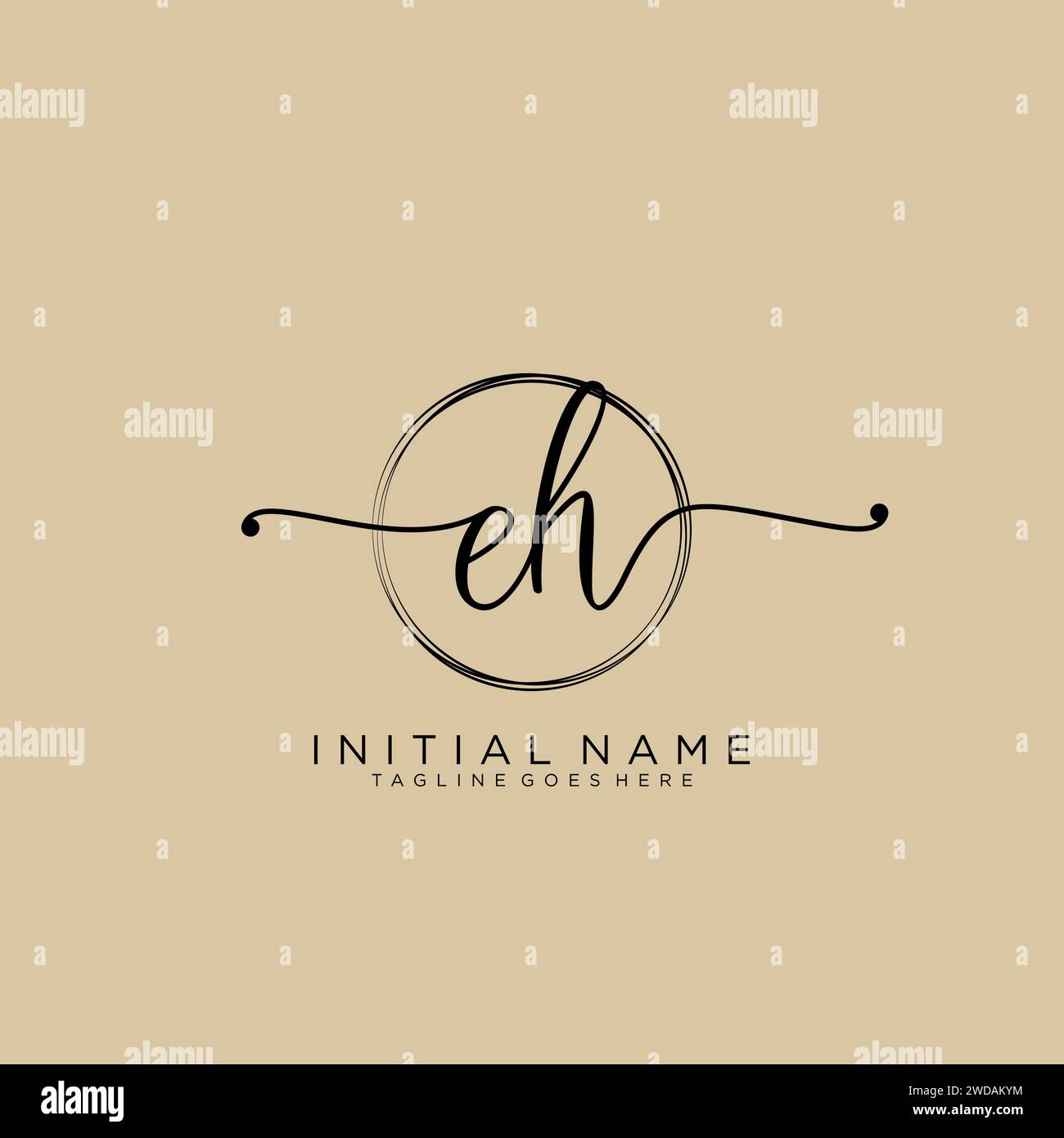Initial eh Stock Vector Images - Alamy