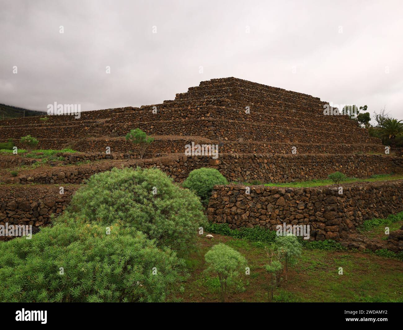 The Pyramids of Güímar are six rectangular pyramid-shaped located in ...