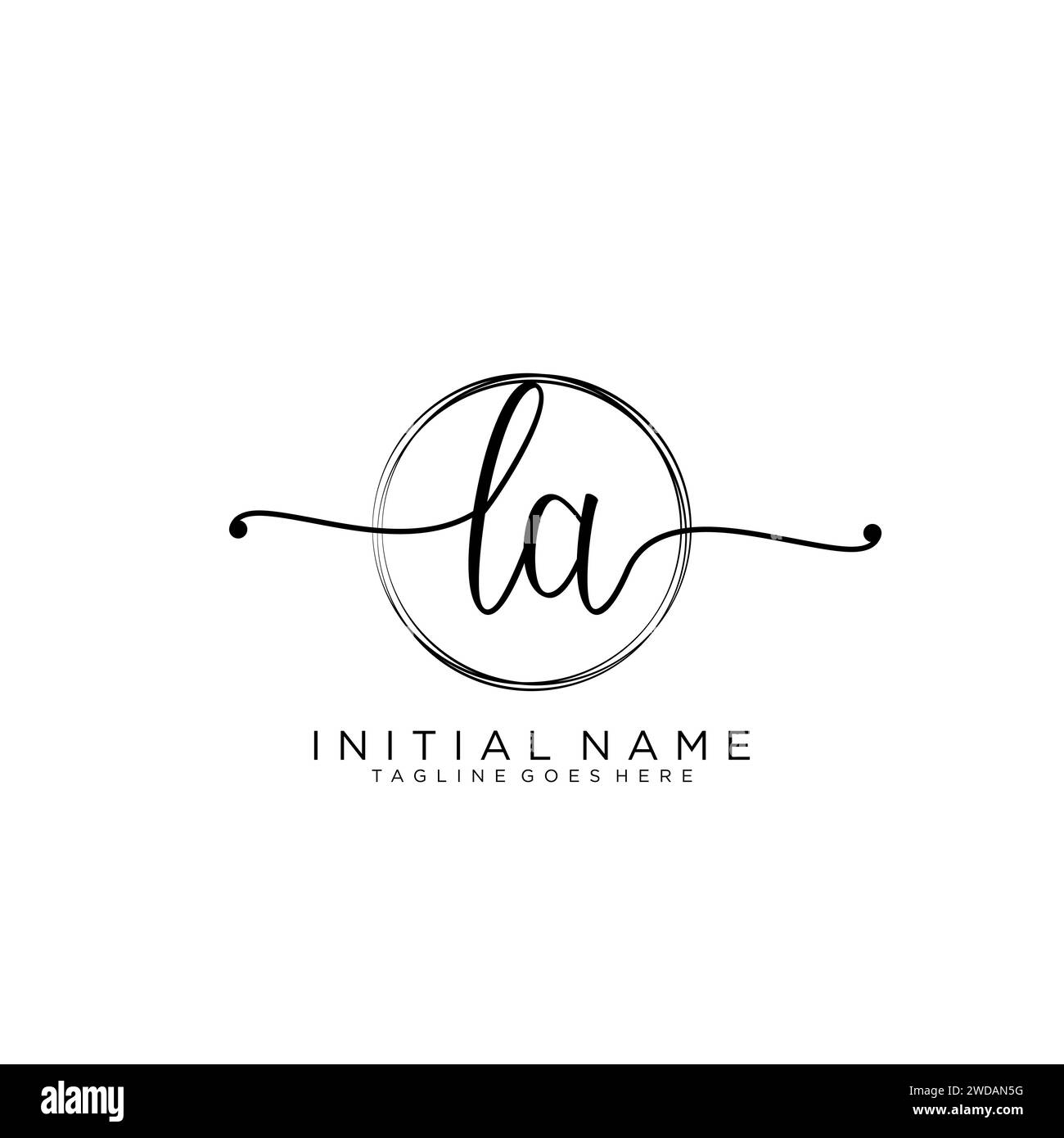 Initial la Cut Out Stock Images & Pictures - Alamy