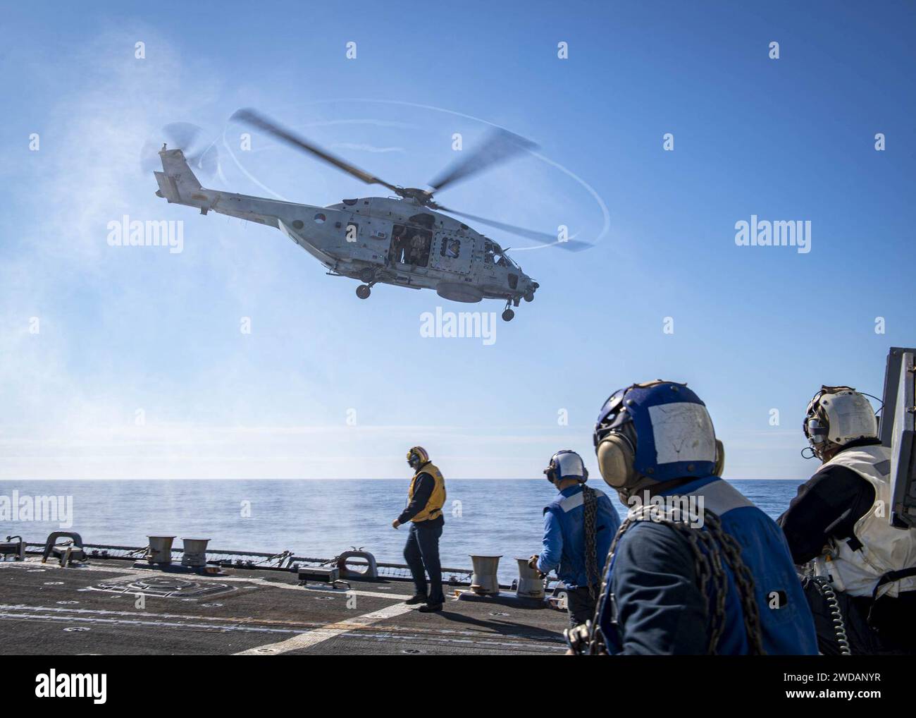 190909UB406-0107 An NH90 helicopter from the Royal Netherlands navy ...