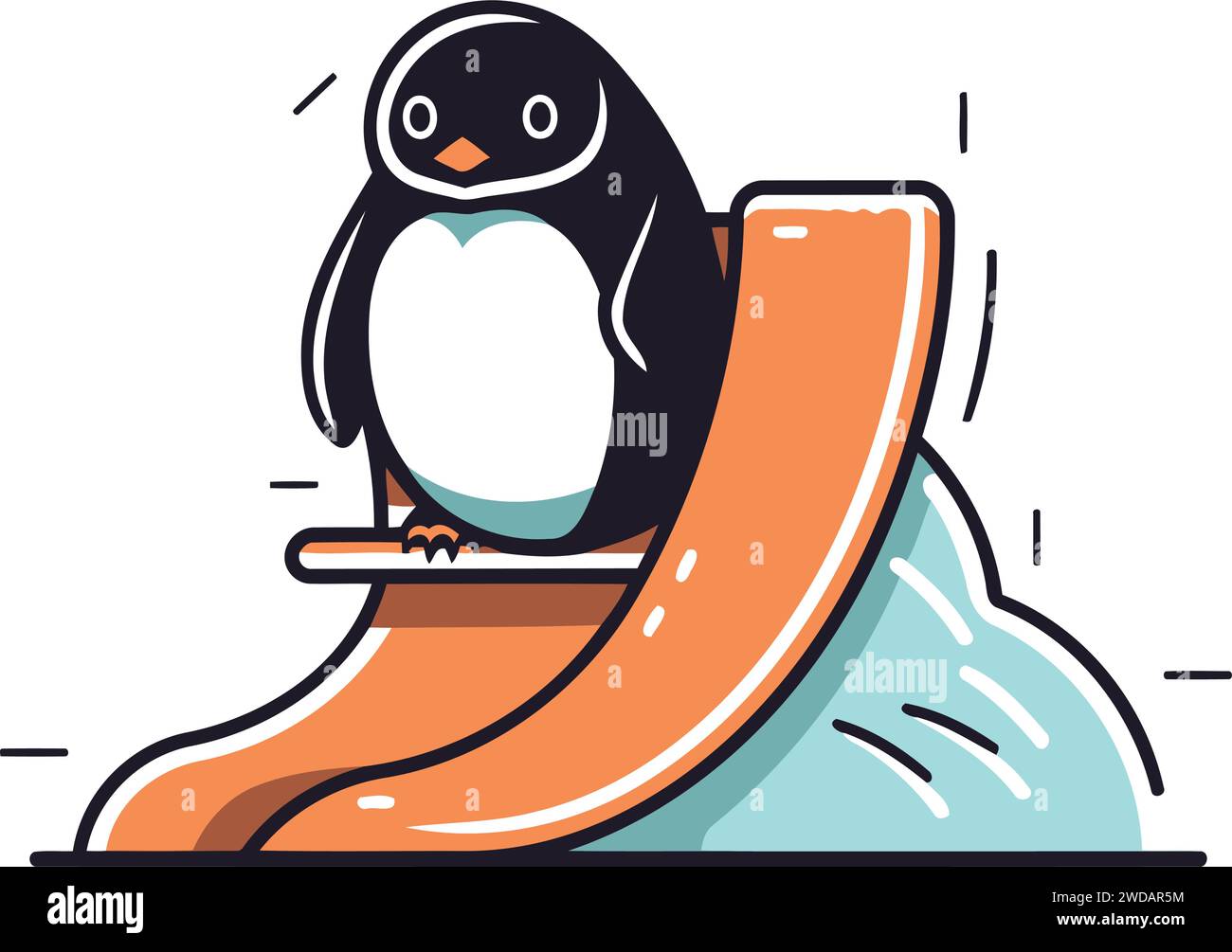Water slide vector vectors hi-res stock photography and images - Alamy