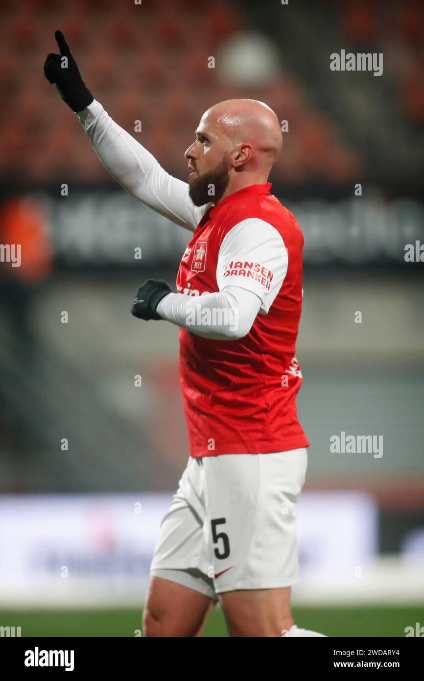 MAASTRICHT, NETHERLANDS - JANUARY 19: Bryan Smeets of MVV Maastricht ...