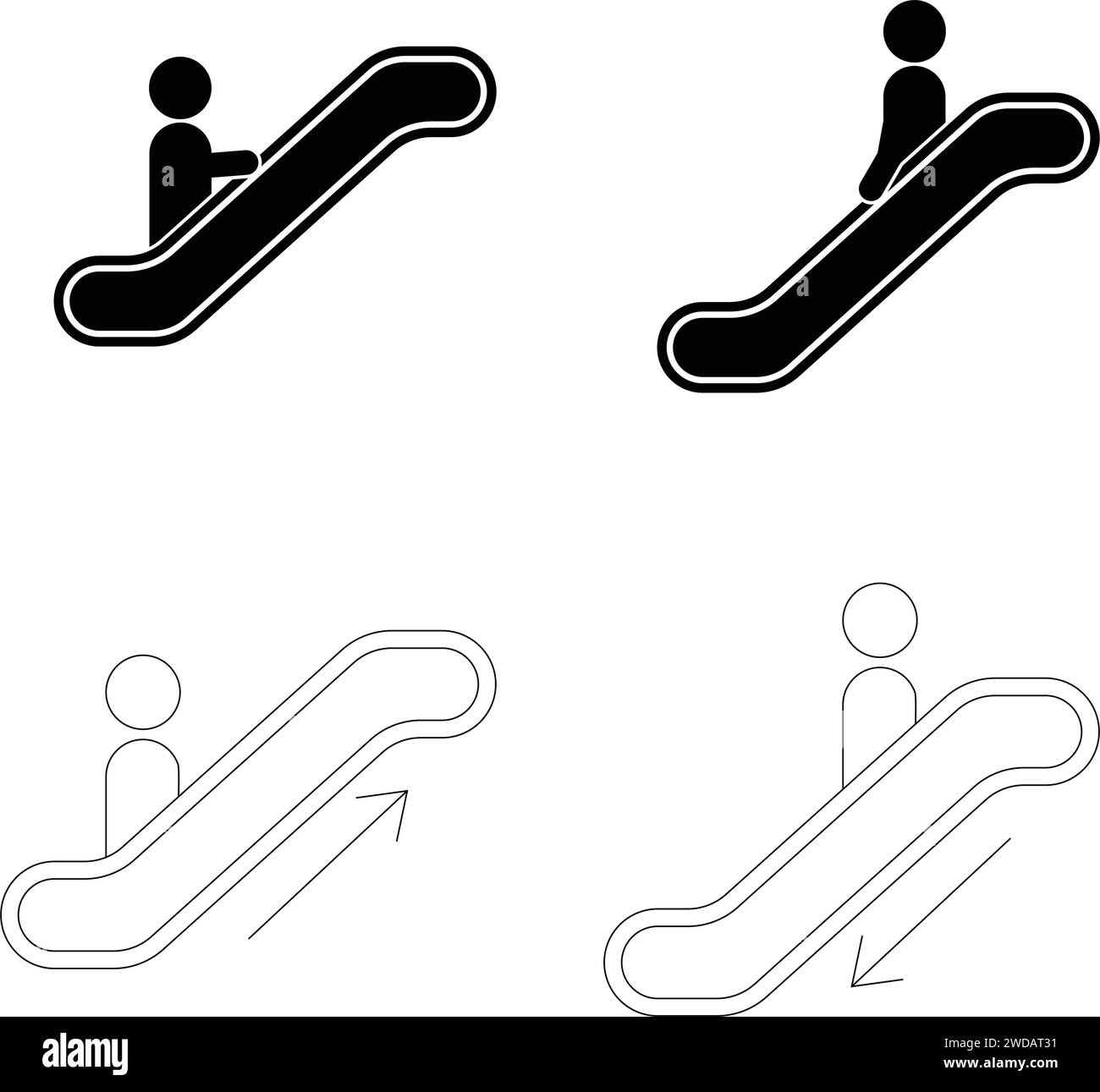 escalator icon vector illustration design Stock Vector Image & Art - Alamy