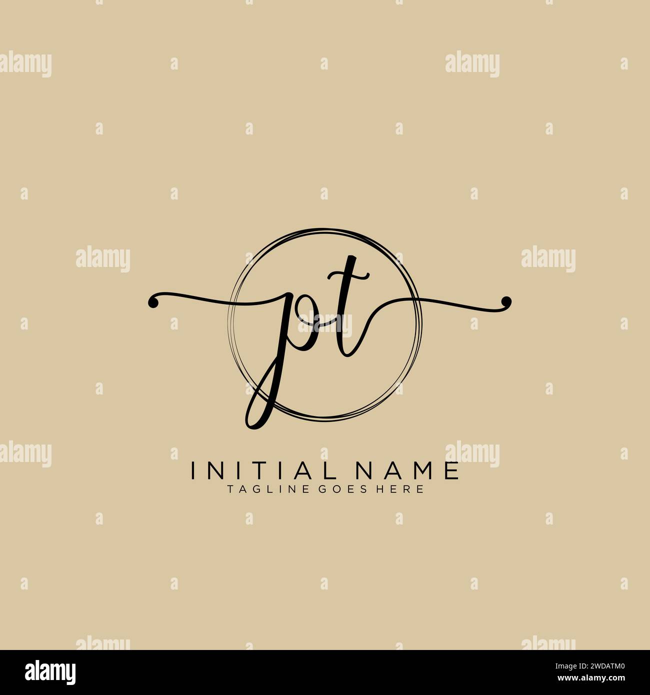 Initial letter pt Stock Vector Images - Alamy