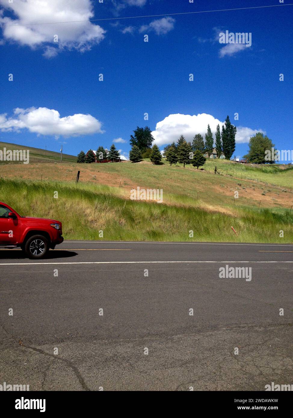 Pomeroy/Washington/USA./ 18 may 2019/ Pomeroy small usa urban town in ...