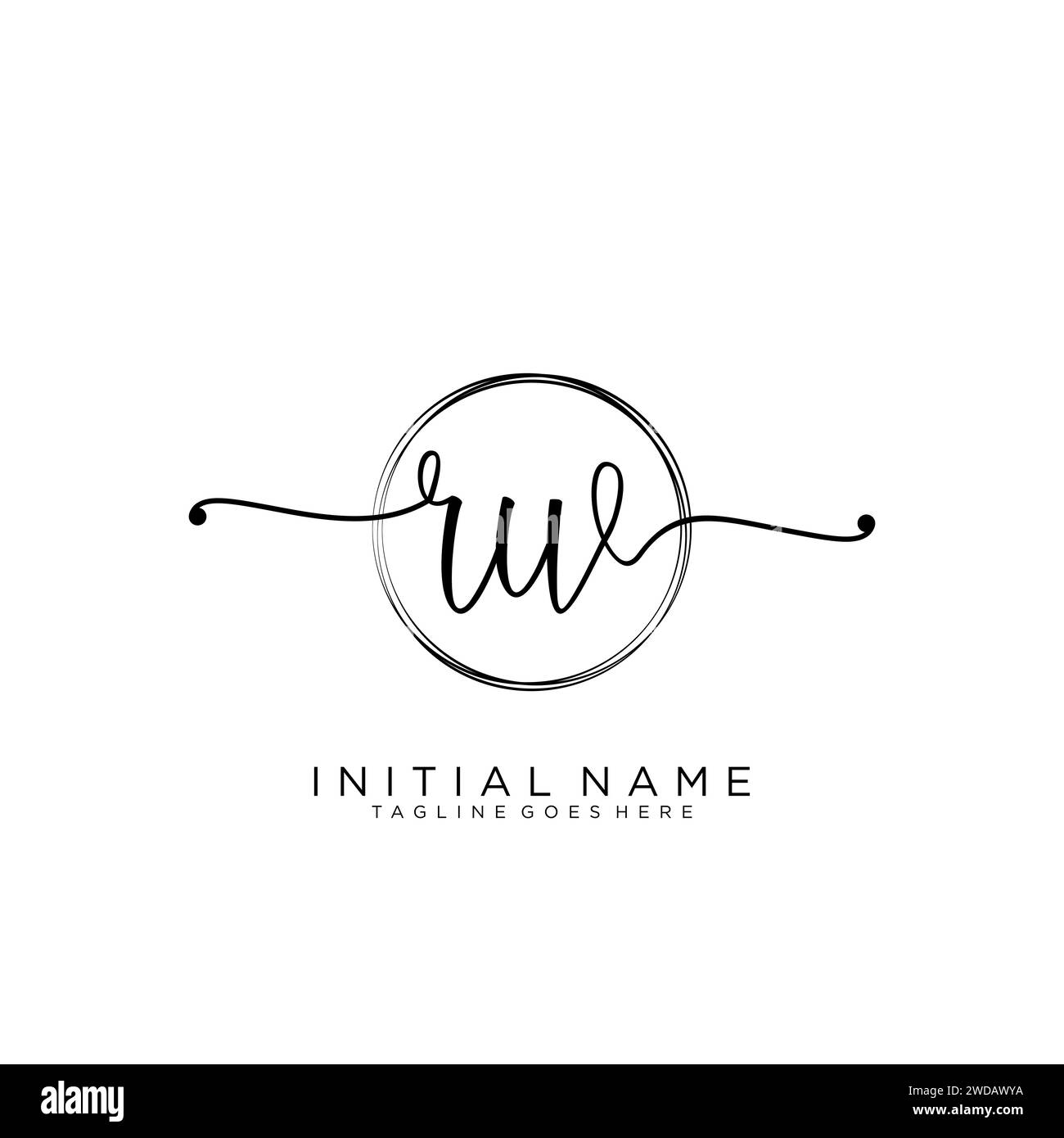 Rw clean logo hi-res stock photography and images - Alamy