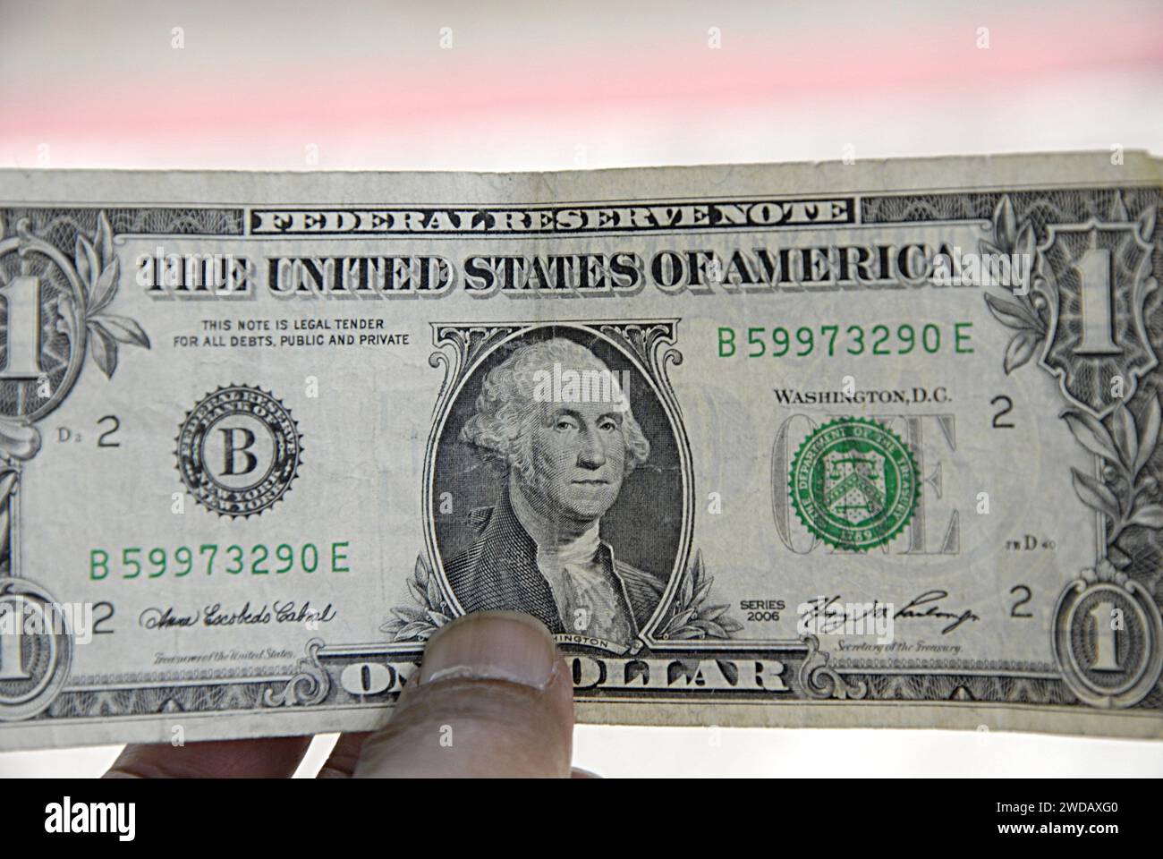 LEWISTON/IDAHO /USA- Christian religion GOD and USA dollar In God we ...