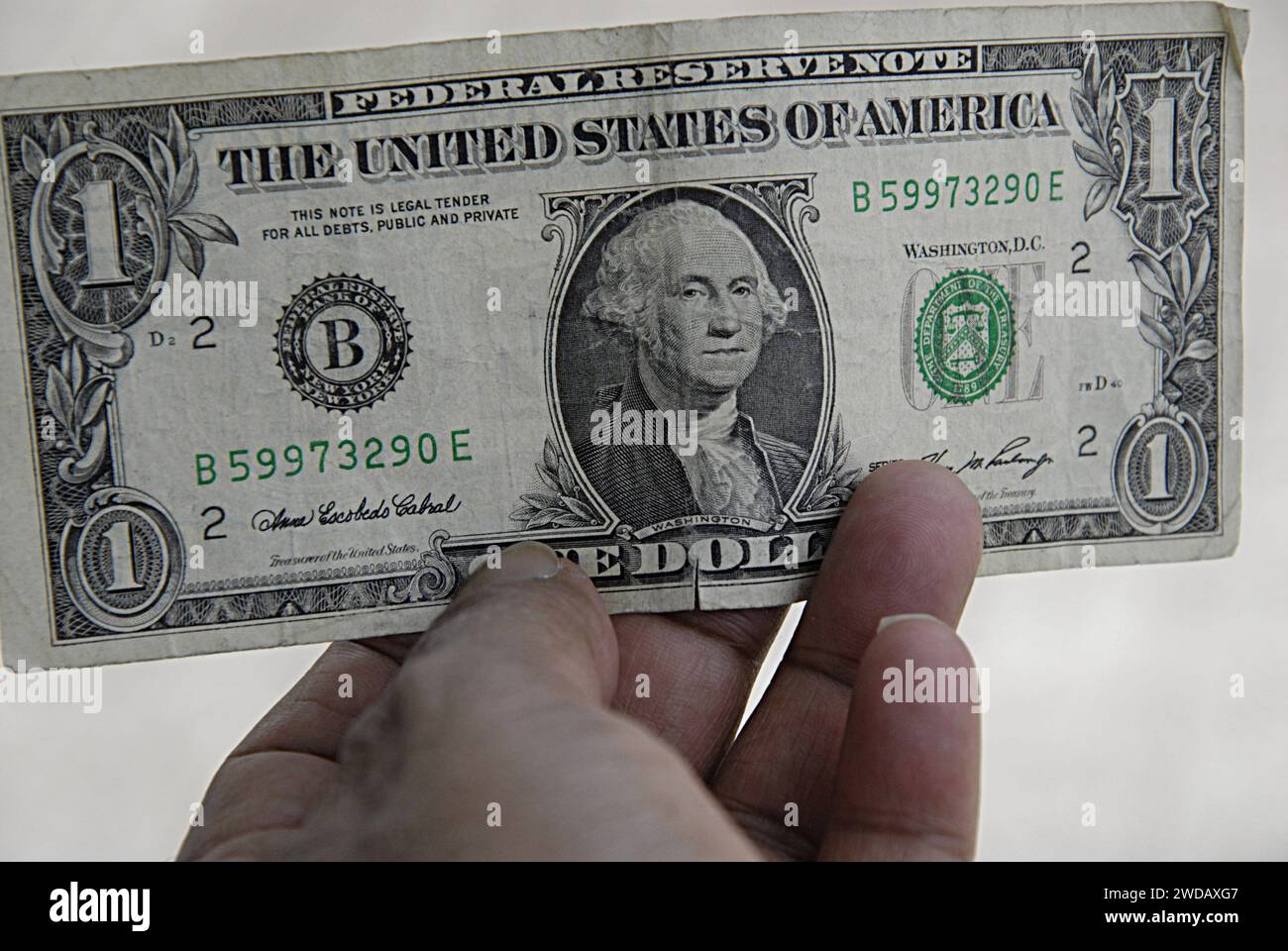 LEWISTON/IDAHO /USA- Christian religion GOD and USA dollar In God we ...