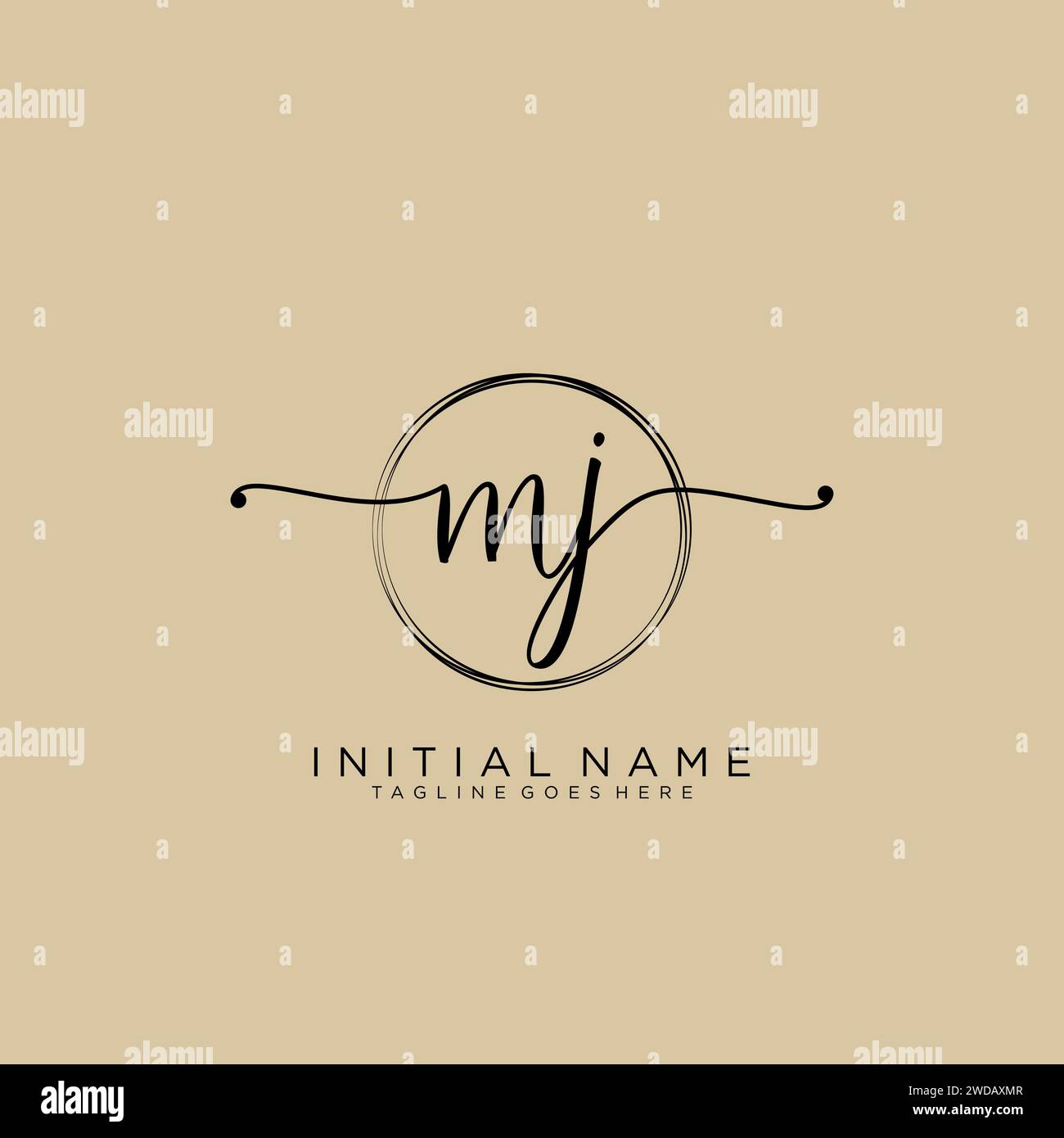Mj clean logo hi-res stock photography and images - Alamy