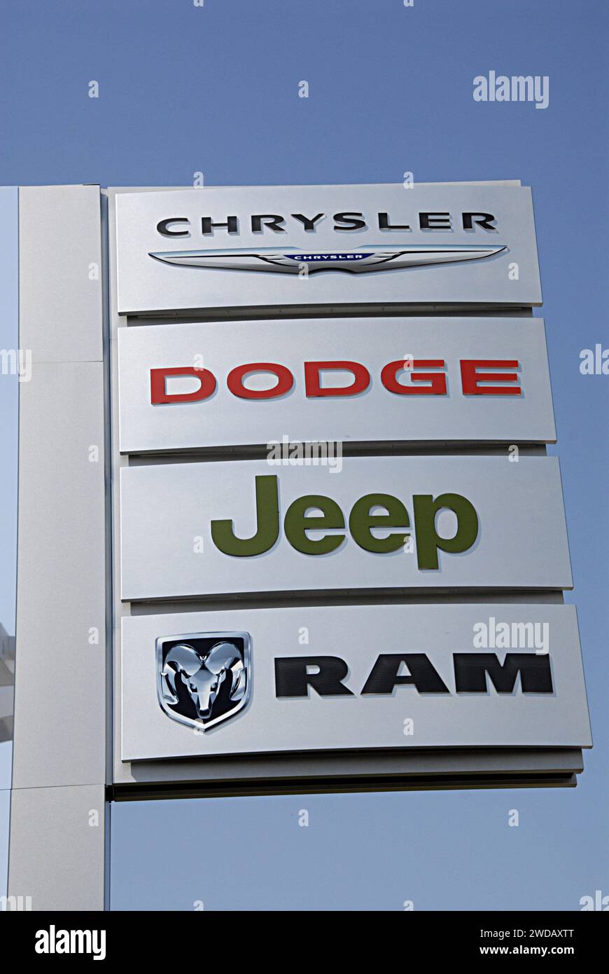 LE MARS / PLYMOUTH COUNTY/IOWA /USA American brands Ford chrysler dodge ...