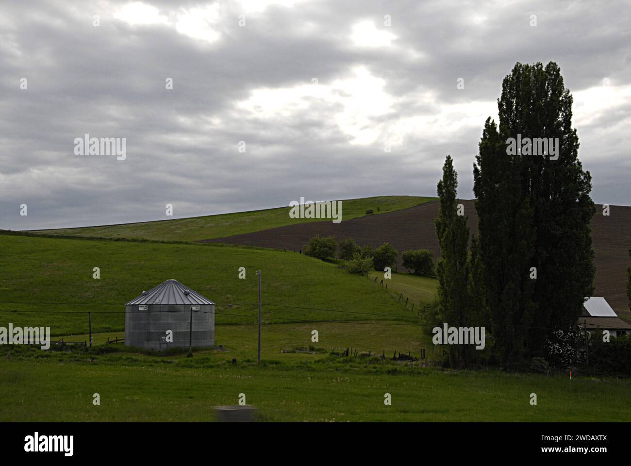 GENESEE/IDAHO /USA-Farmland srounding genesee in idaho states 25 May ...