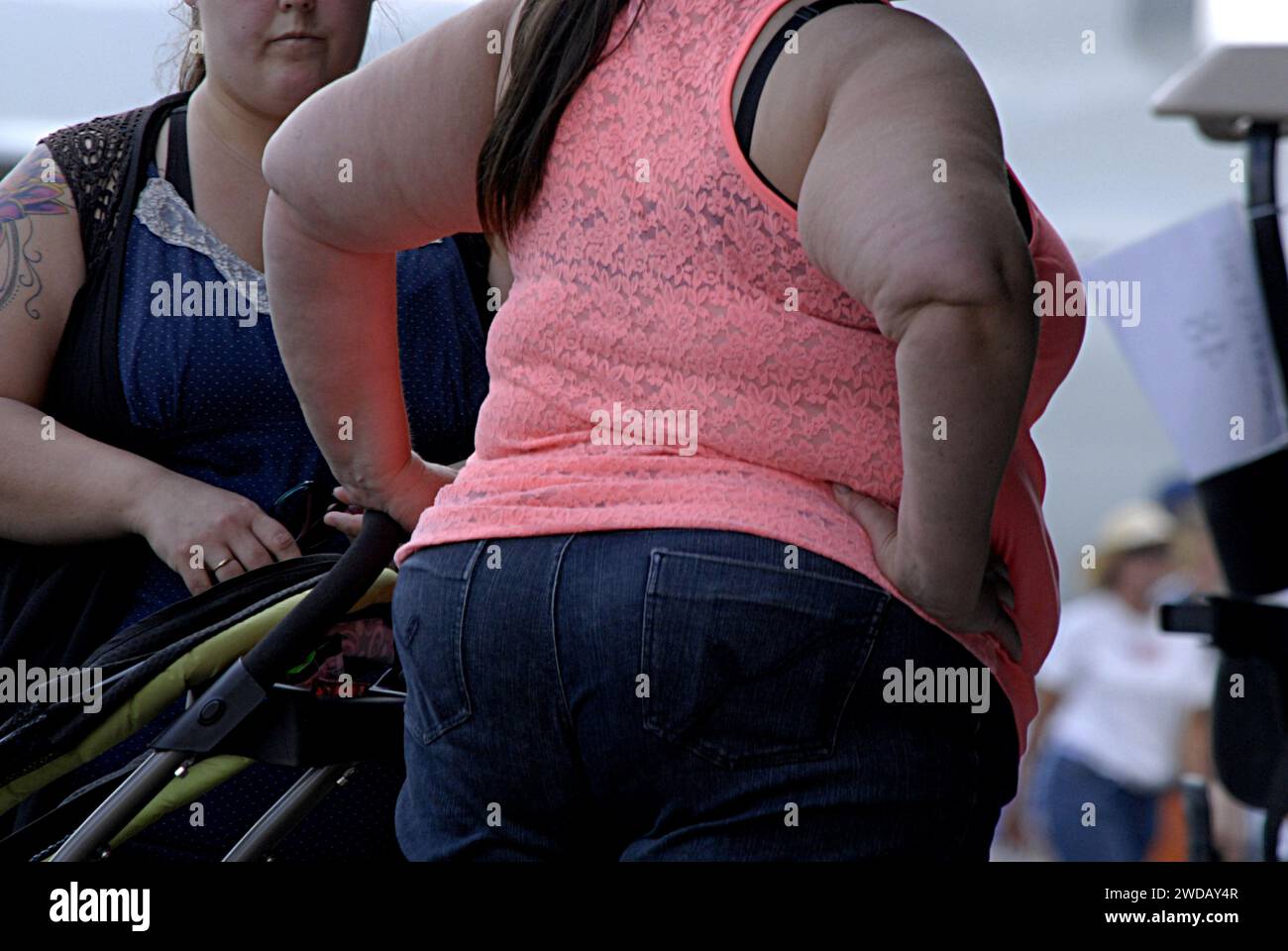 Fat american travelers hi-res stock photography and images - Alamy