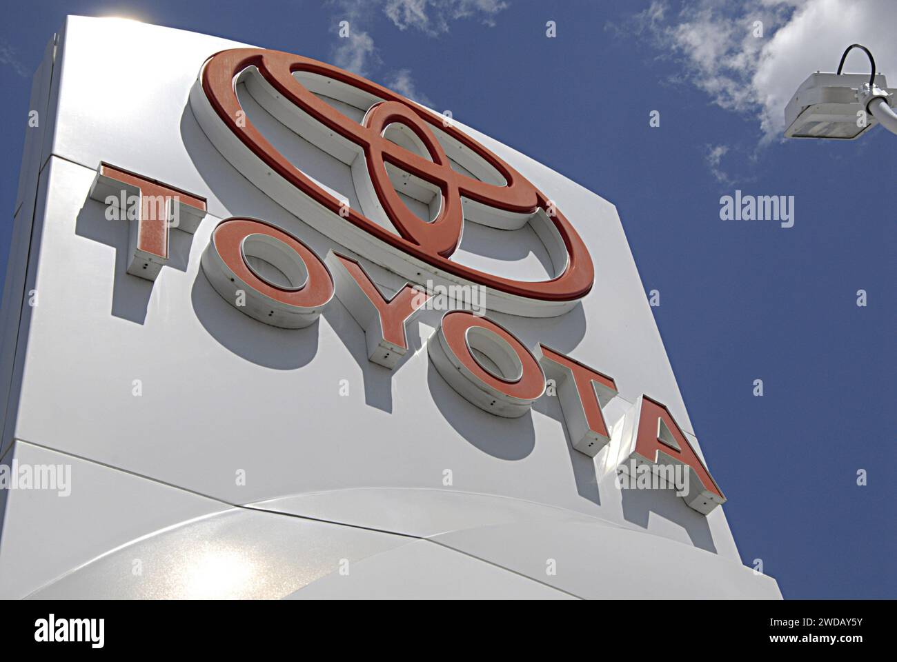 LEWISTON/IDAHO /USA- Toyota cars dear and toyota sign 29 May 2014 ...