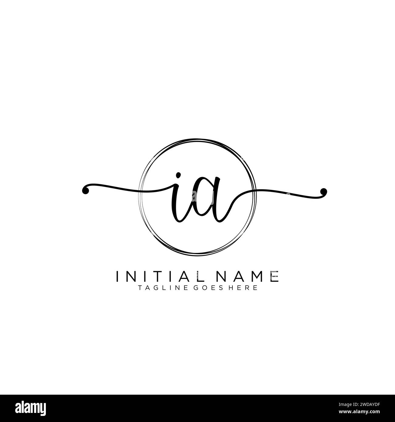 Ia modern logo Black and White Stock Photos & Images - Alamy