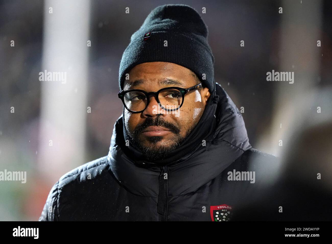 RC Toulon team manager Mathieu Bastareaud before the Investec Champions ...