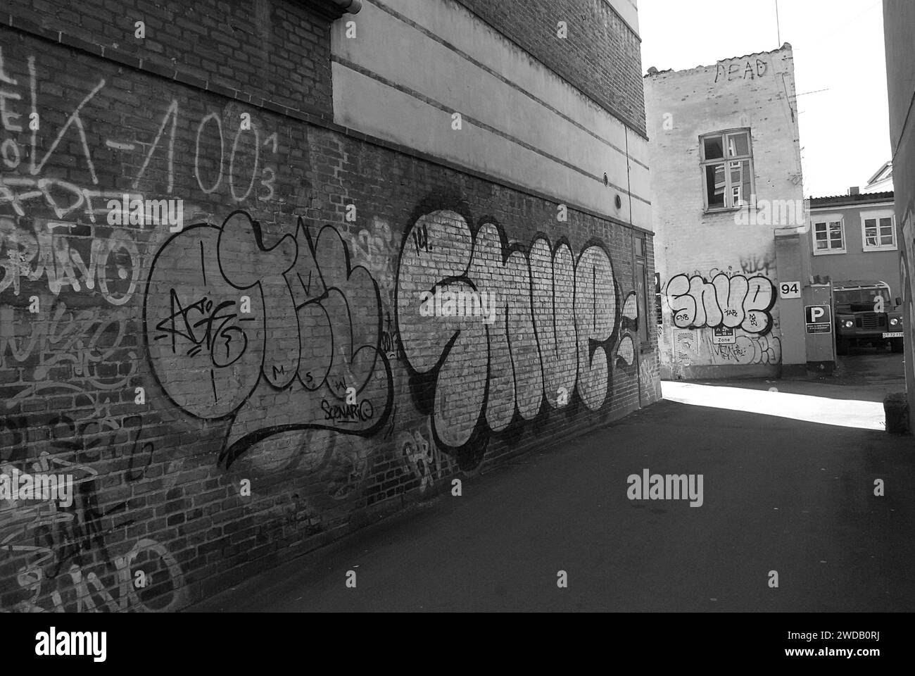 Graffiti Black And White Photography