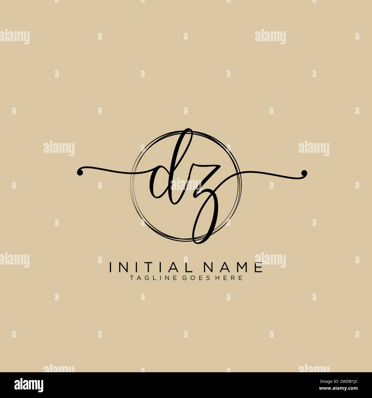 Dz initial hi-res stock photography and images - Alamy