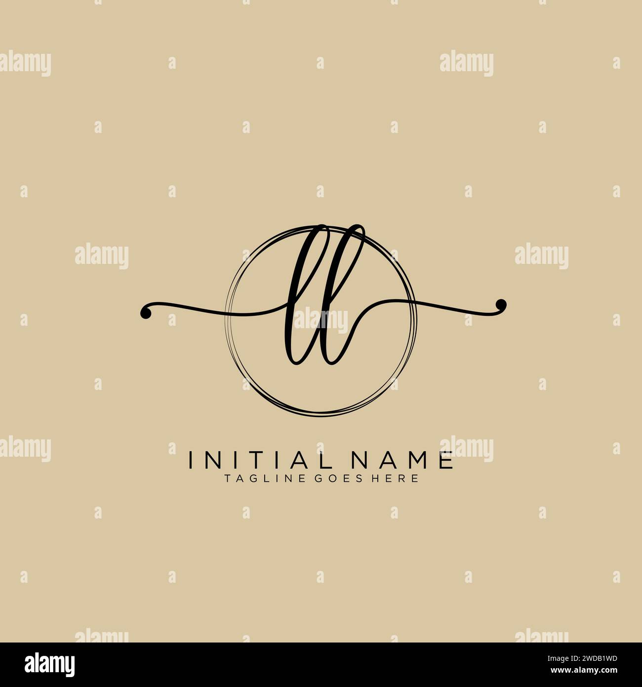 Ll initial hi-res stock photography and images - Alamy