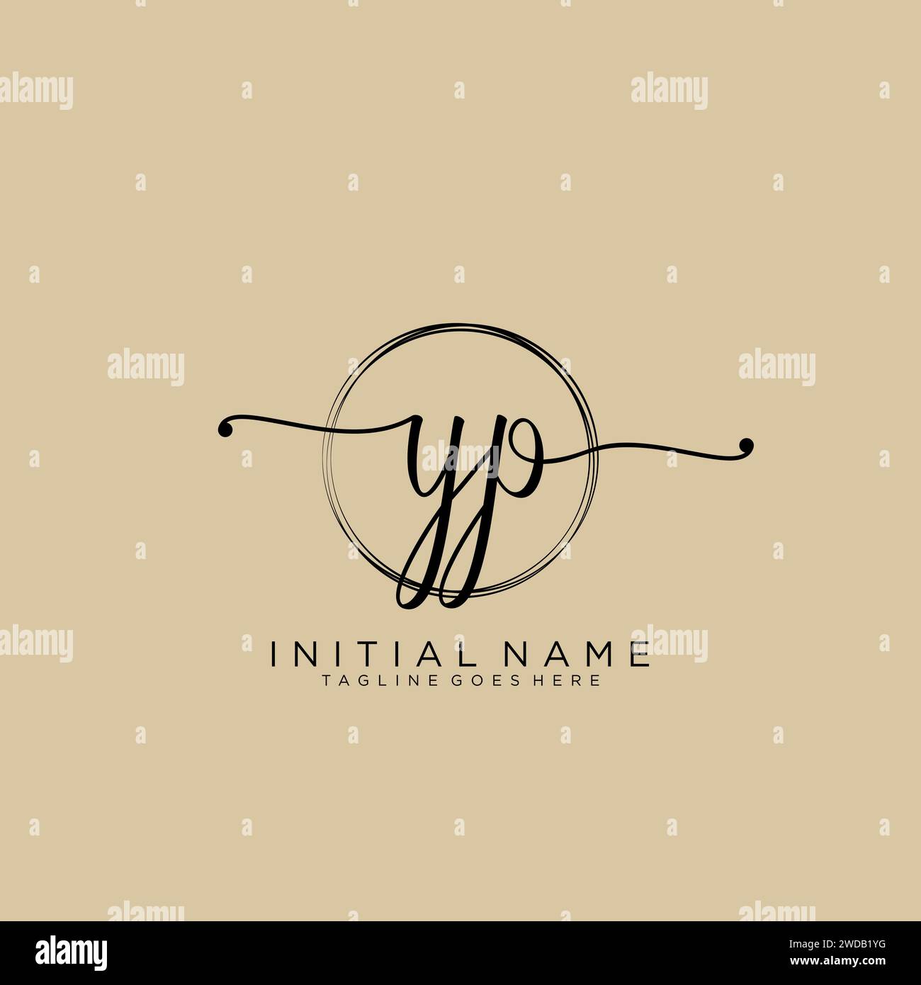 Initial yp logo Stock Vector Images - Alamy