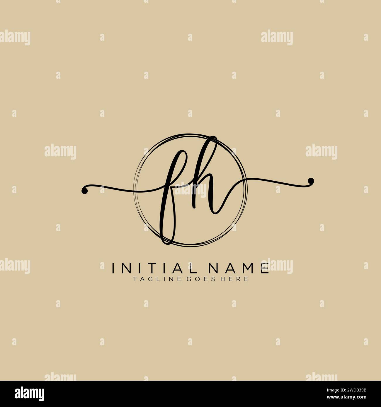 Initial fh hi-res stock photography and images - Alamy