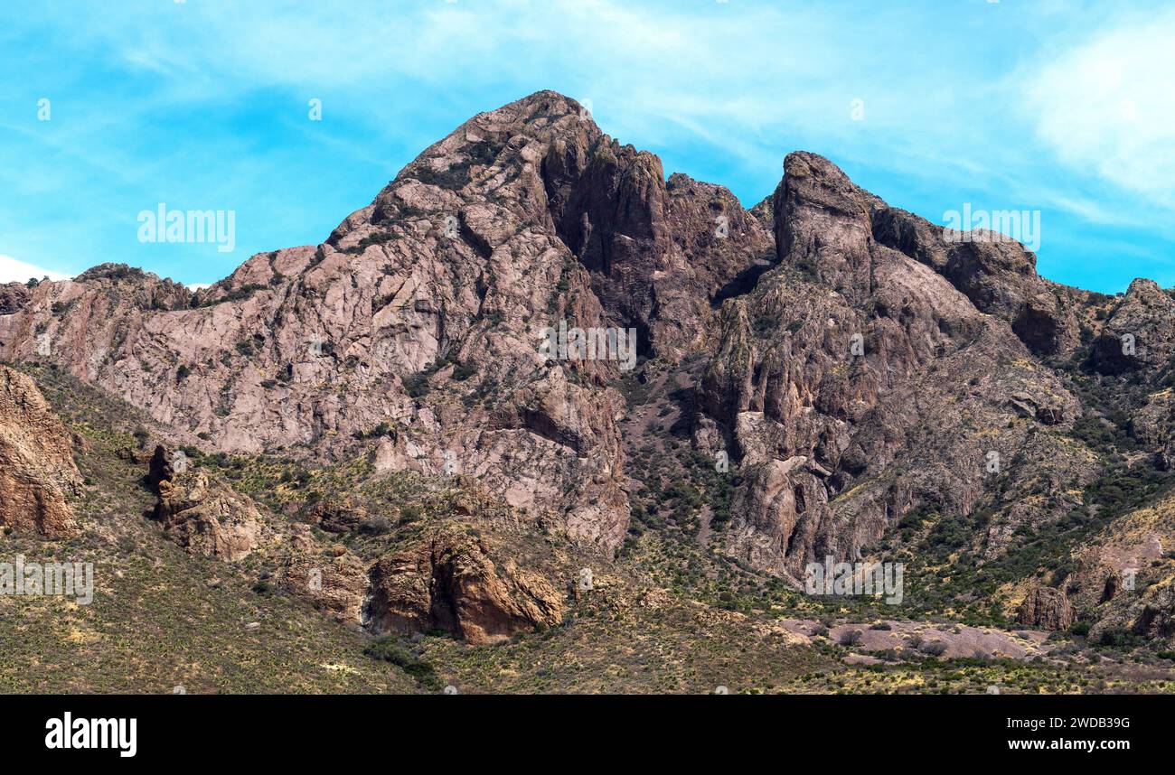 Organ Mountains in the High Desert in the Organ Mountain Desert Peaks ...