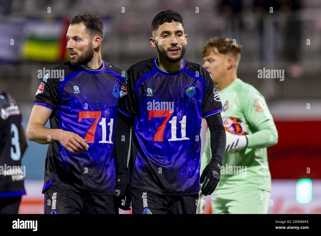 Oss, Nederland. 19th Jan, 2024. OSS, 19-01-2024, Frans Heesen Stadion, Stadium of TOP Oss, Dutch ...